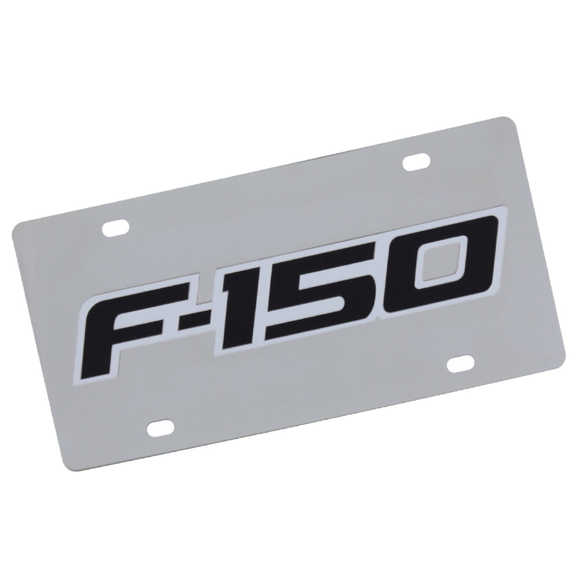 Ford F-150 Logo License Plate (Chrome) 758534019455 | eBay