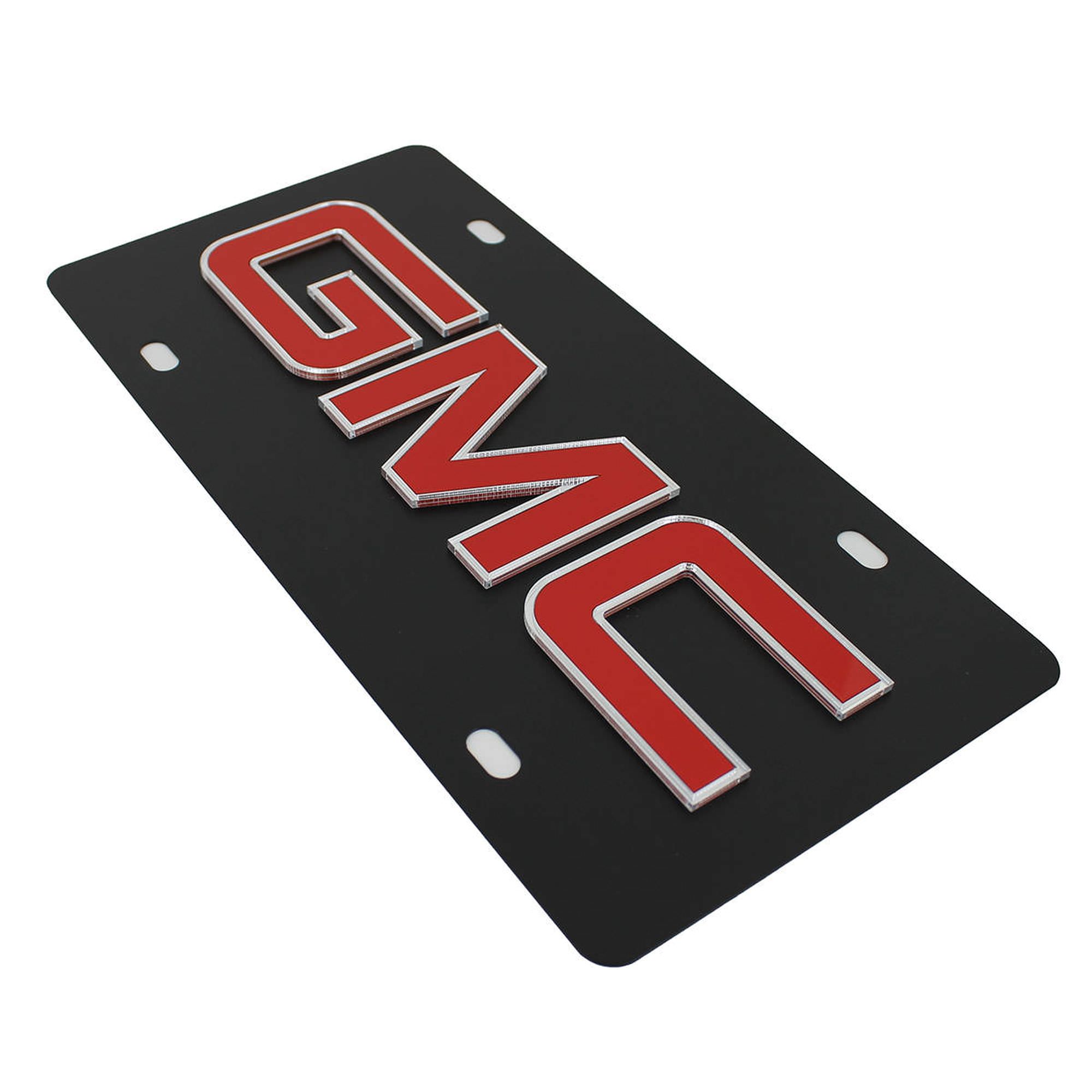 GMC Carbon License Plate (Black) (Black) | eBay