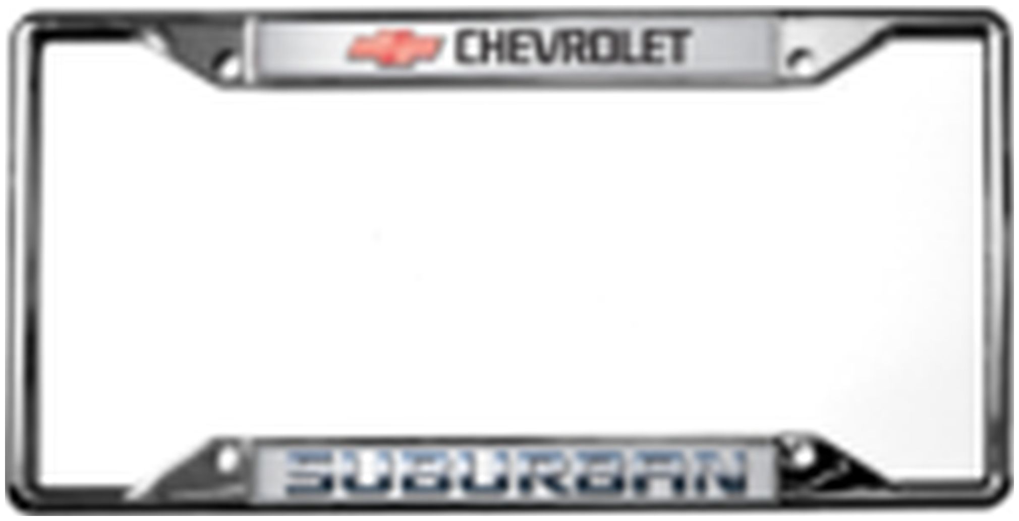 Chevrolet Suburban Logo License Plate Frame | eBay