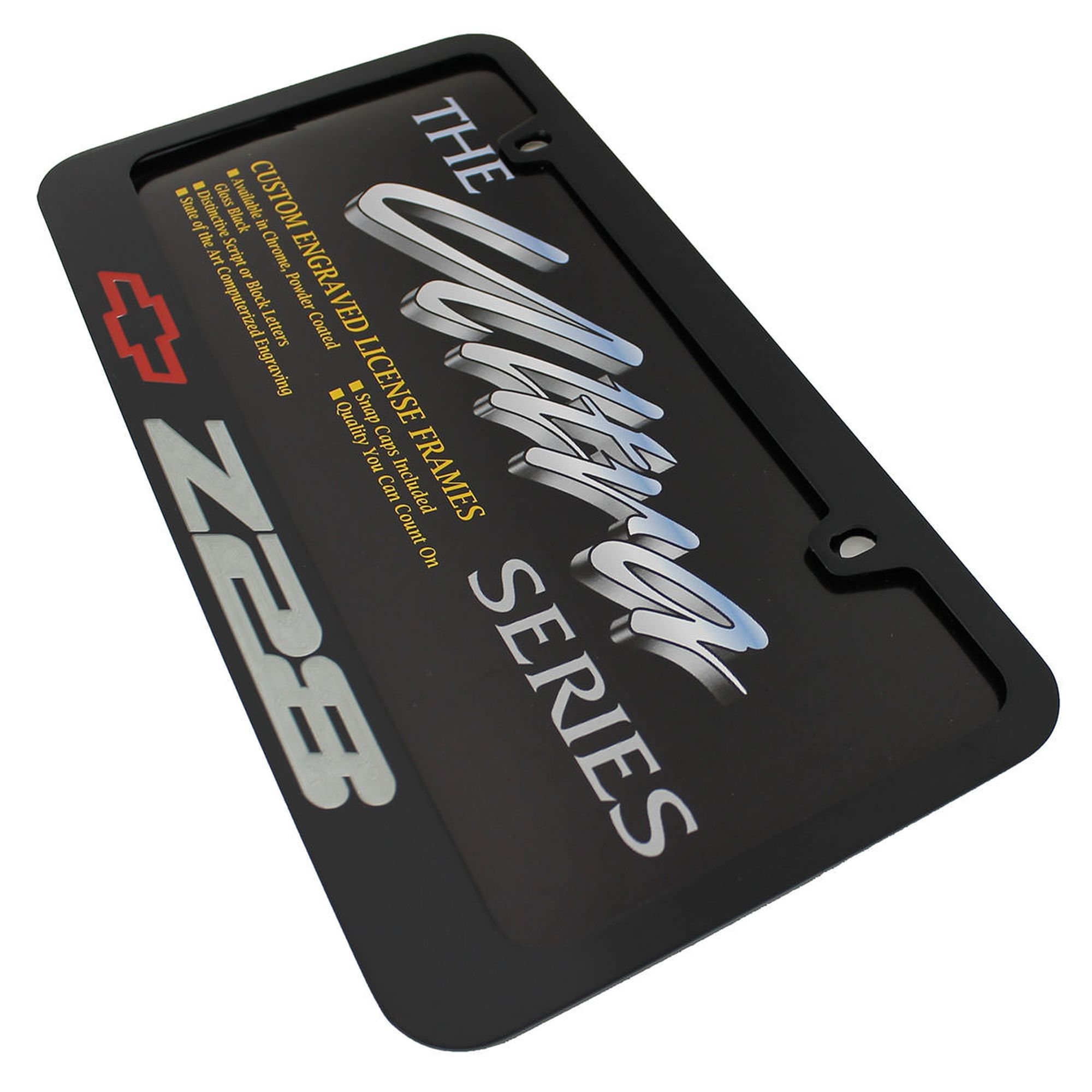 Chevy Z28 License Plate Frame (Black) 842540026283 | eBay