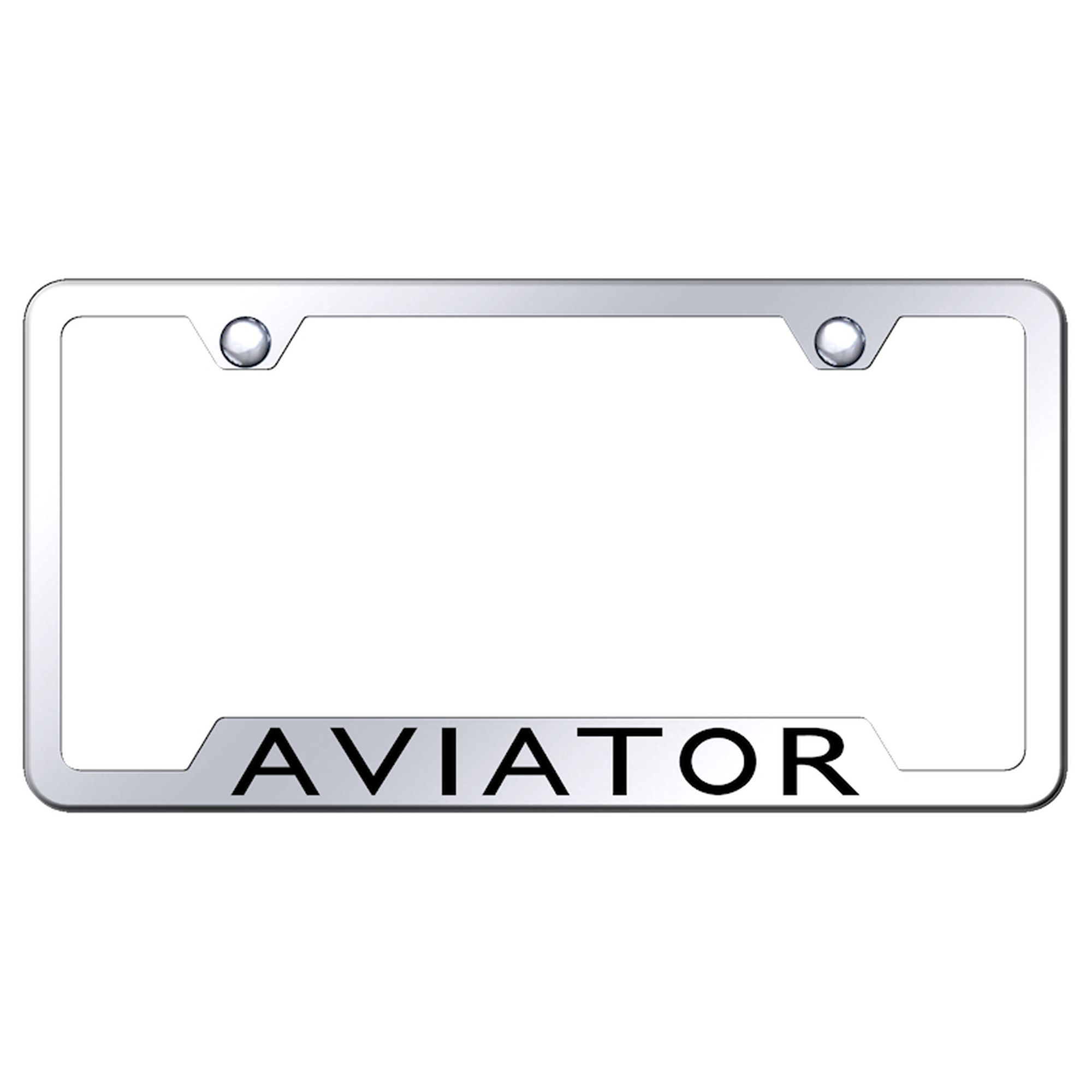 Lincoln Aviator Laser Etched Logo Cut-Out License Plate Frame | eBay