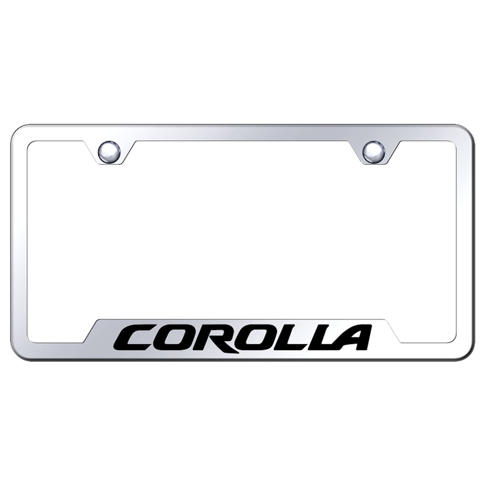 Toyota Corolla Logo Cut-Out License PLate Frame | eBay