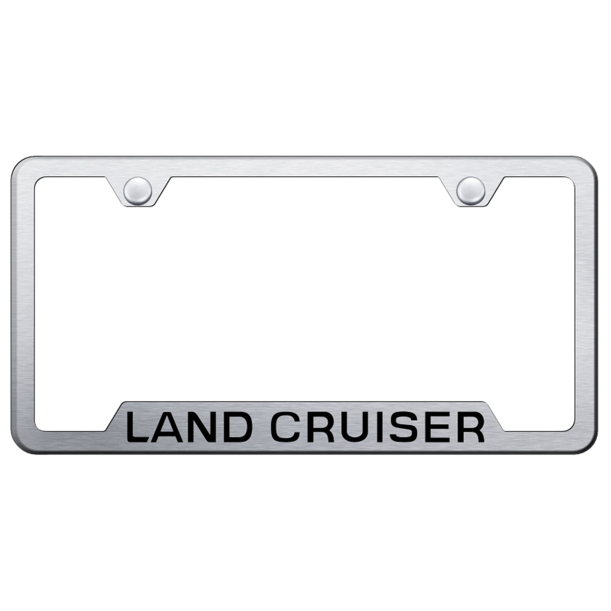 Toyota Land Cruiser Logo Cut-Out License PLate Frame | eBay