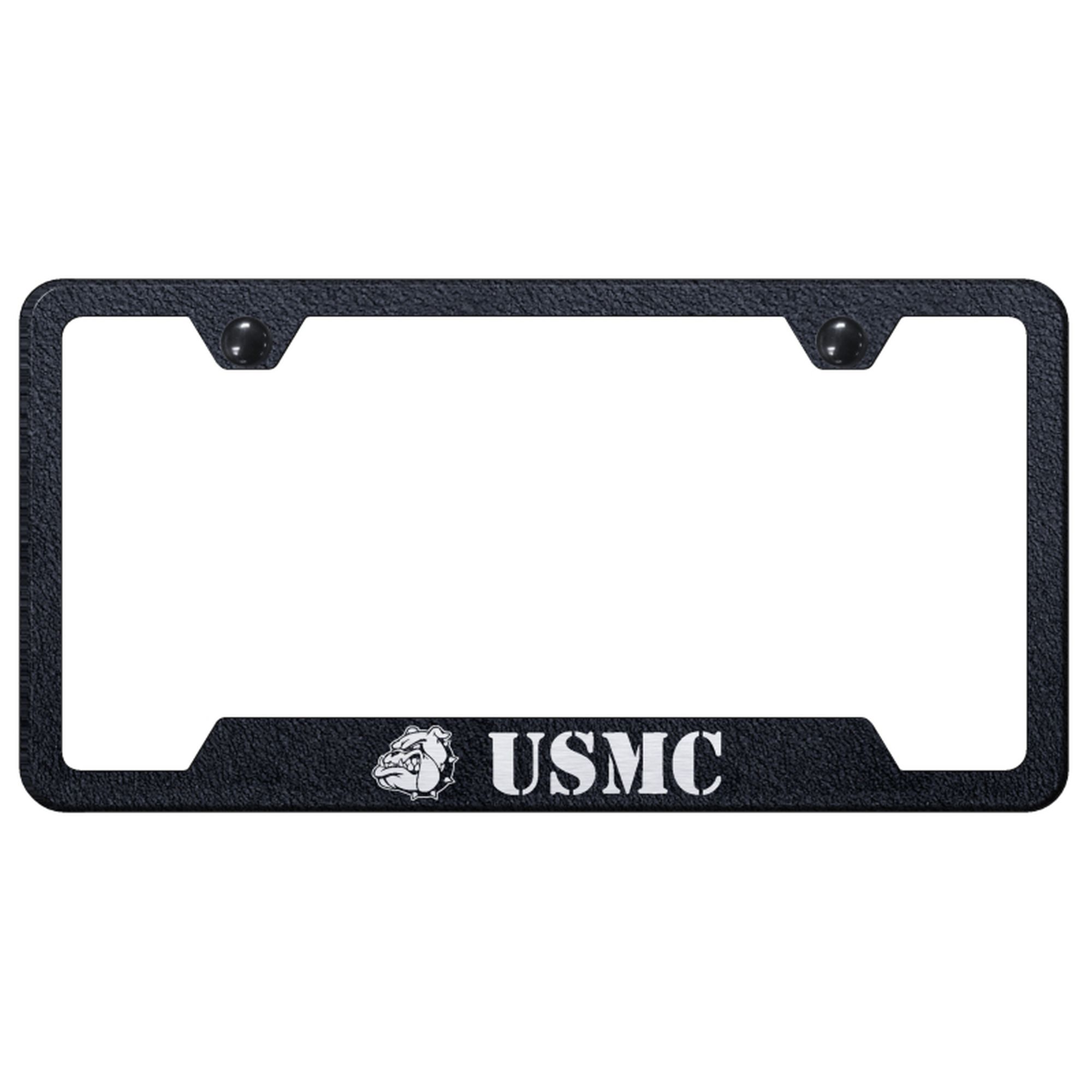 Au-tomotive Gold Black Laser Etched Cutout Bottom License Plate Frame ...