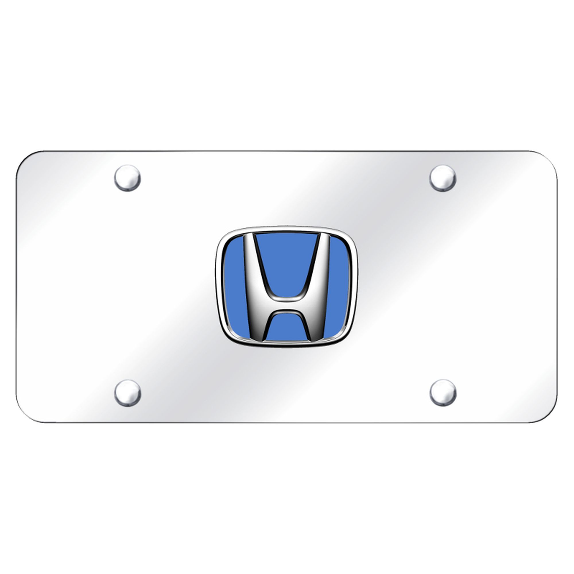 Honda Logo Stainless Steel License Plate | eBay
