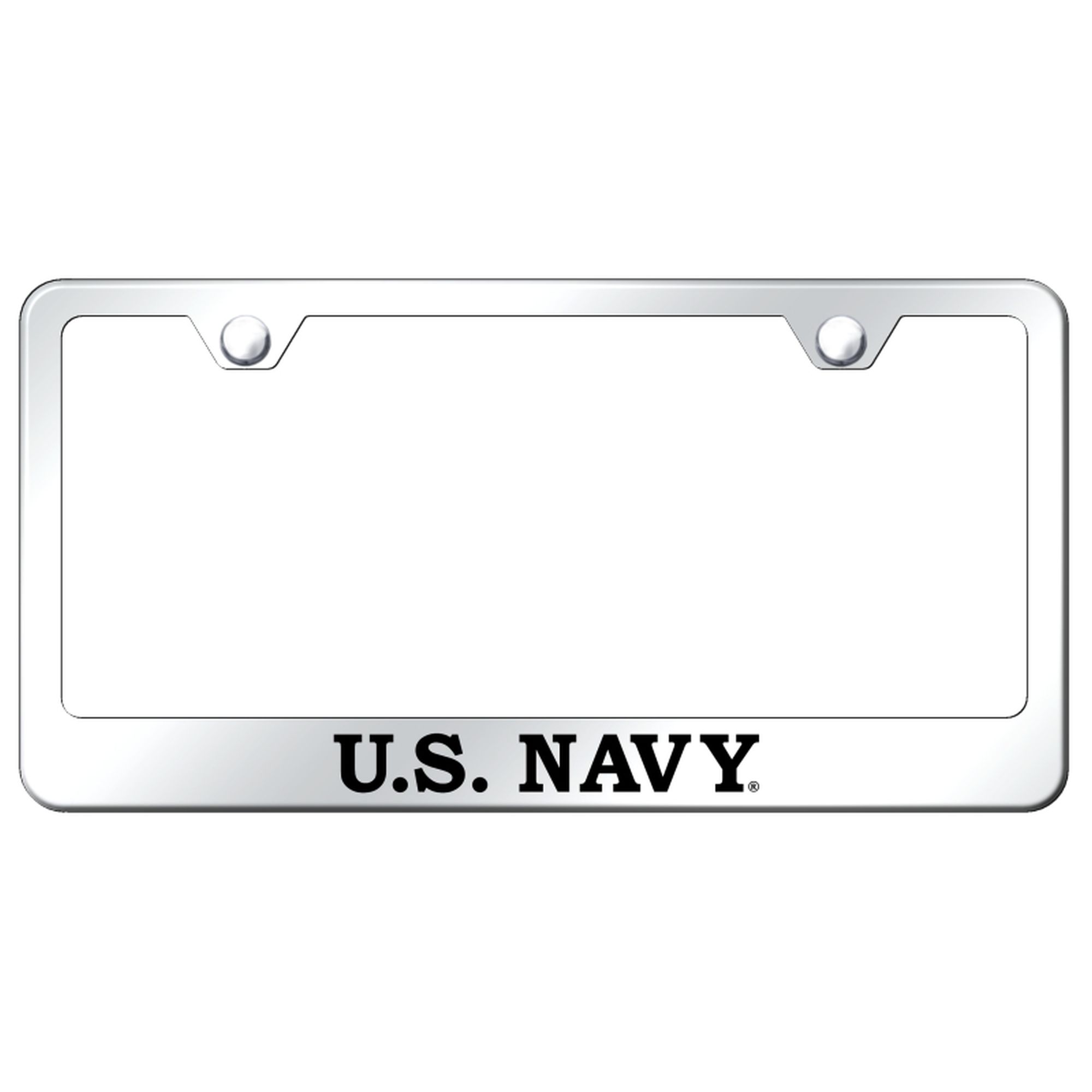 U.S. Navy Laser Etched Logo Stainless Steel License Plate Frame | eBay