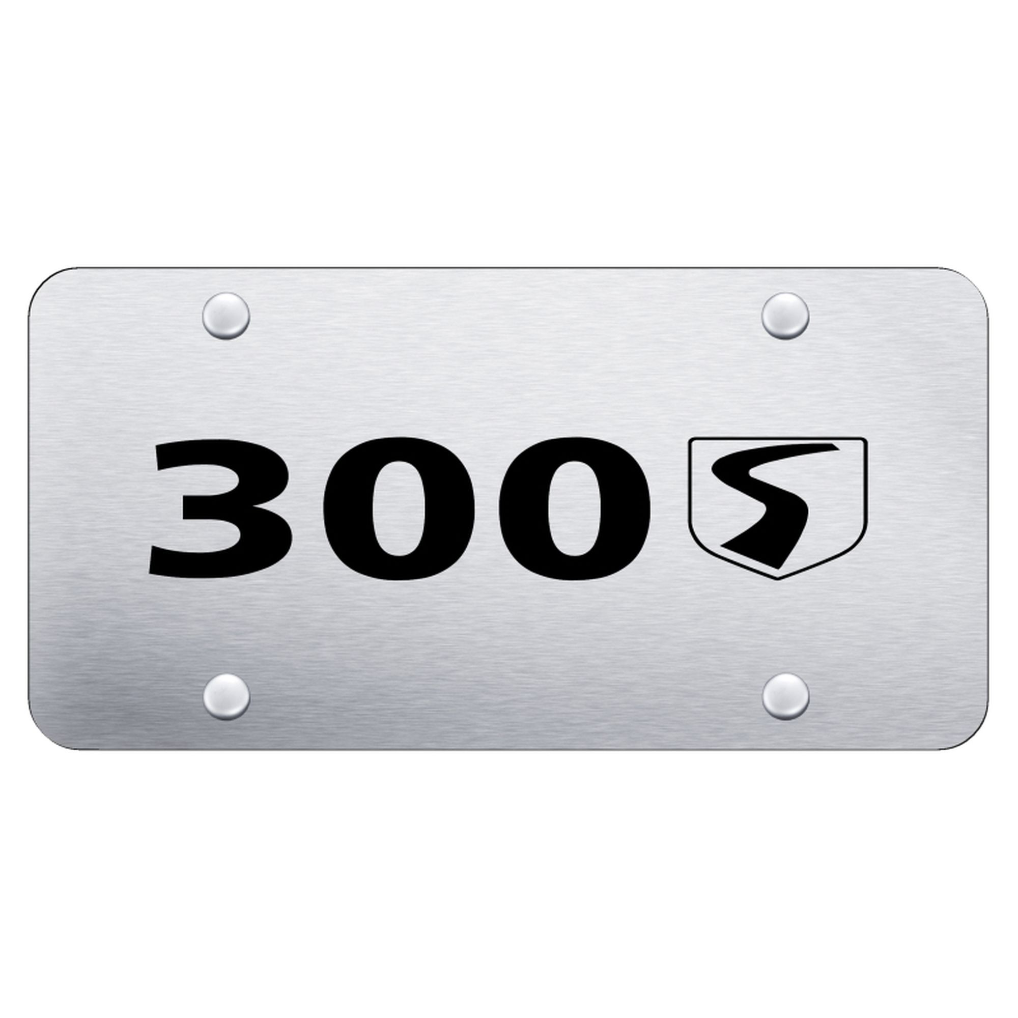 Chrysler 300S Laser Etched Logo License Plate | eBay
